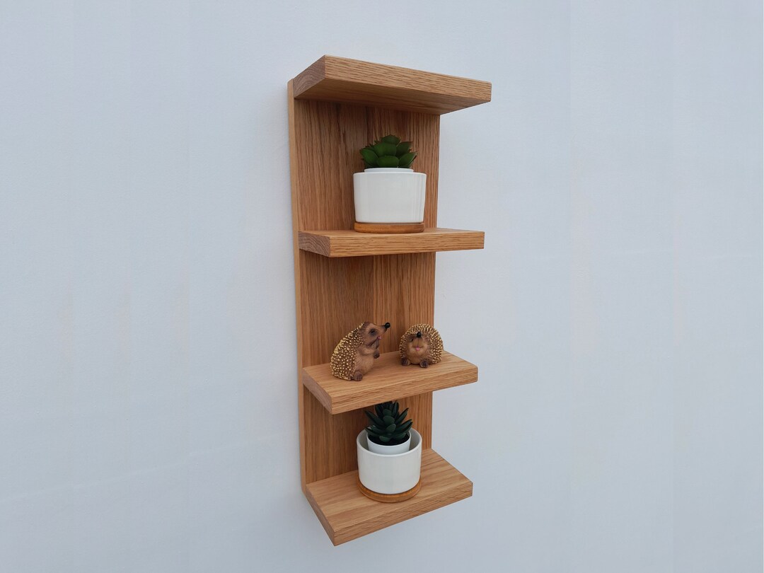 Oak Shelf Stack/solid Oak Shelf/wooden Shelves/custom Floating - Etsy