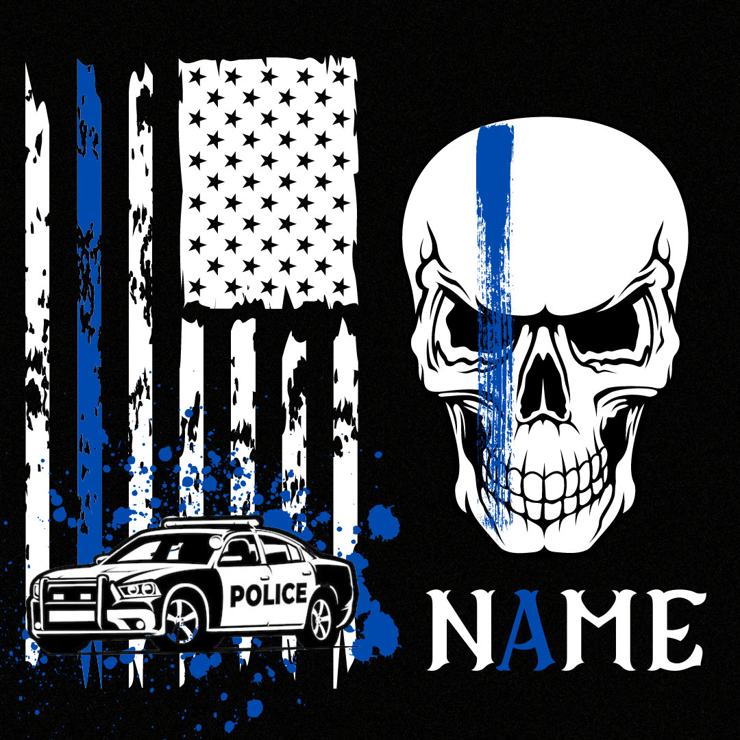 Customizable Police Officer Tumbler Wrap - Etsy