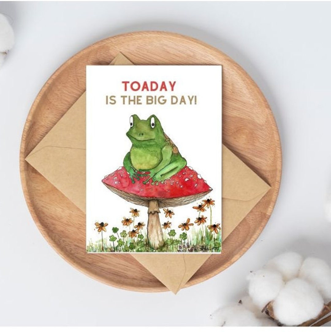 Happy Birthday, Toaday is the Big Day Birthday Greeting Card, 5x7 ...