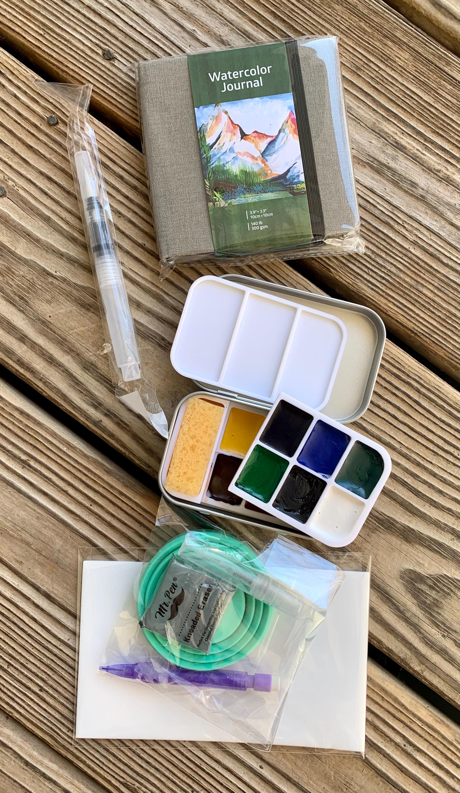 Watercolor Kit, Watercolor Painting Kit, How To, Watercolor Travel Kit ...