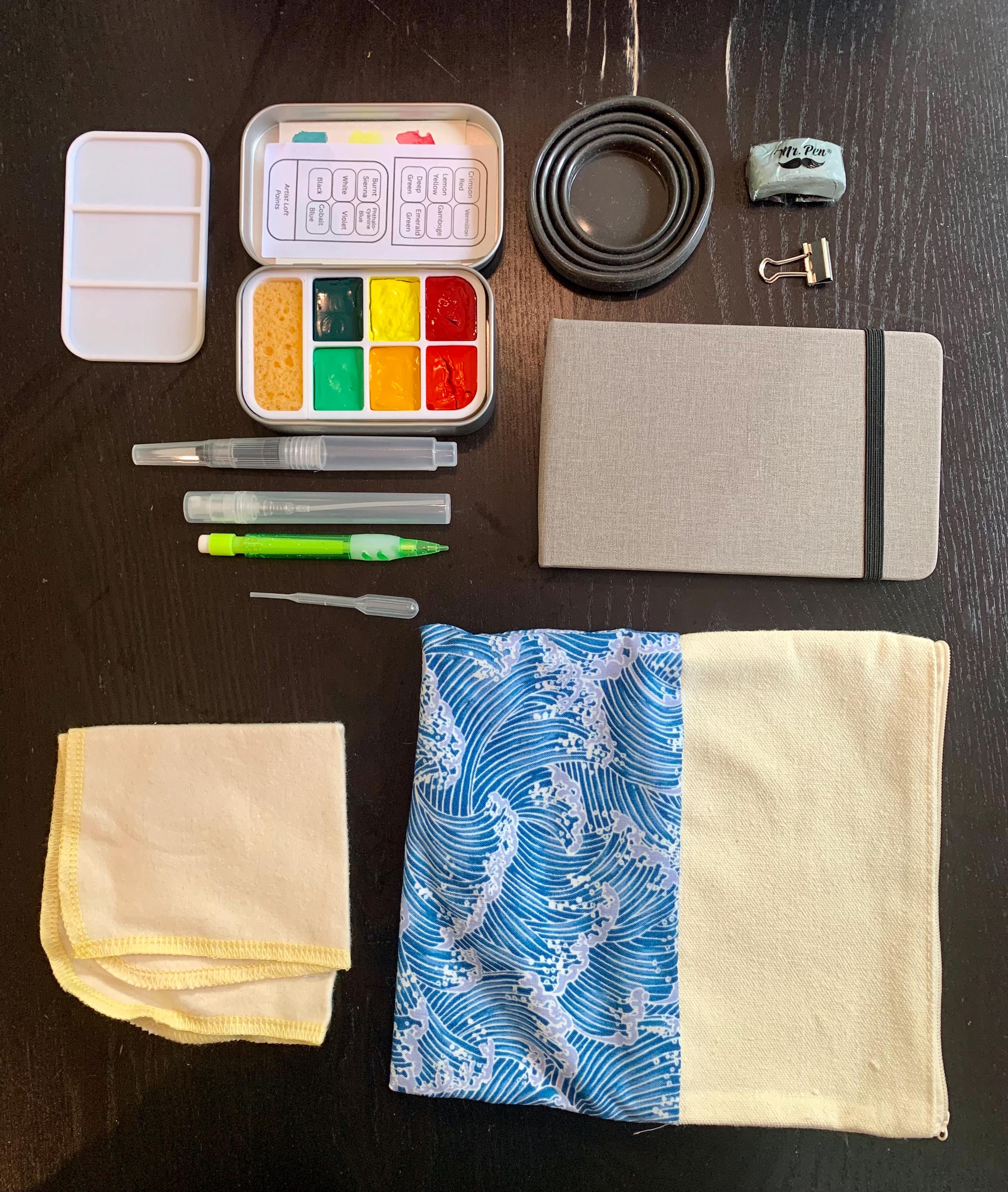 Watercolor Kit, Watercolor Painting Kit, How To, Watercolor Travel Kit ...