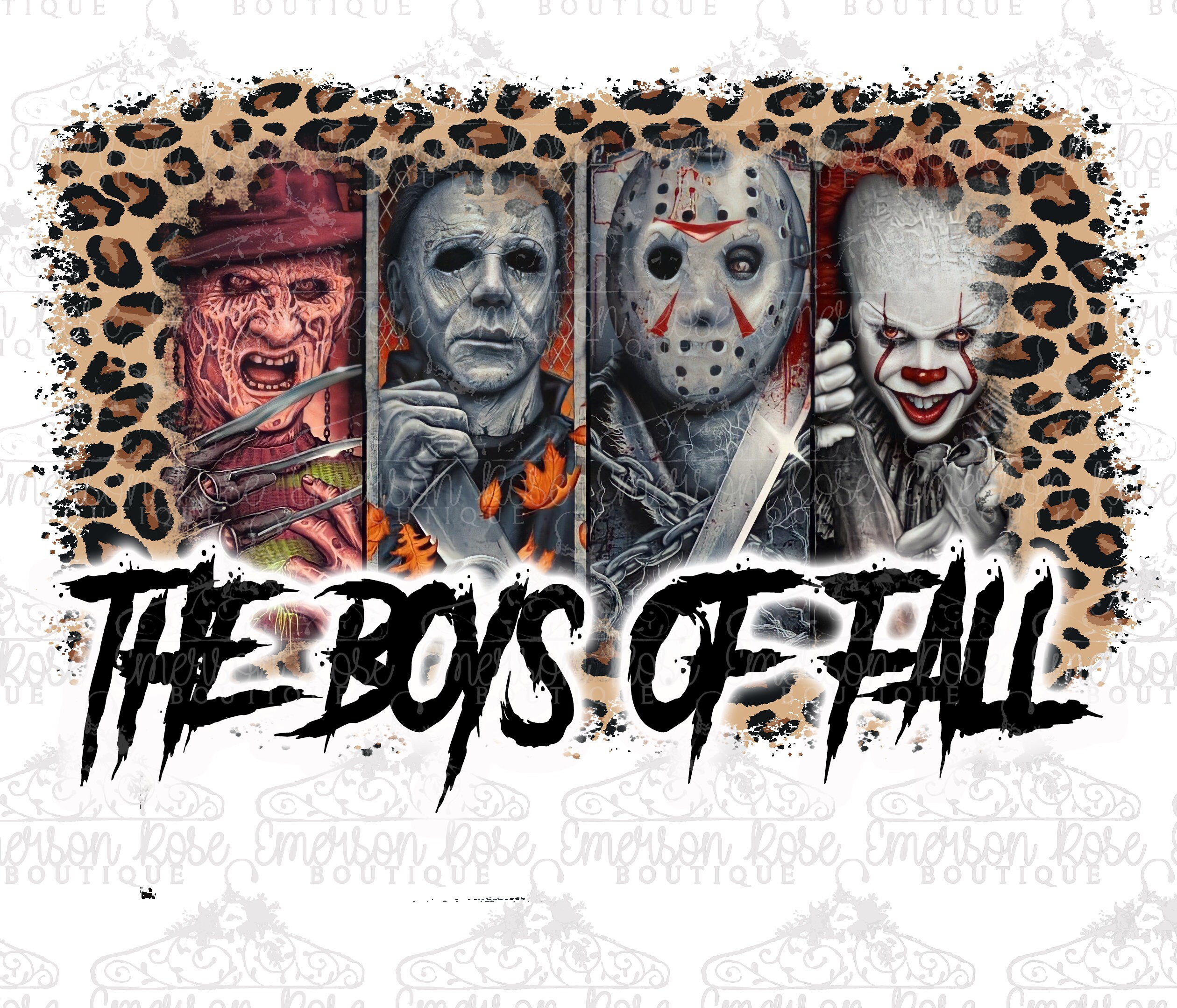The Boys of Fall Horror Movies Halloween Sublimation - Etsy