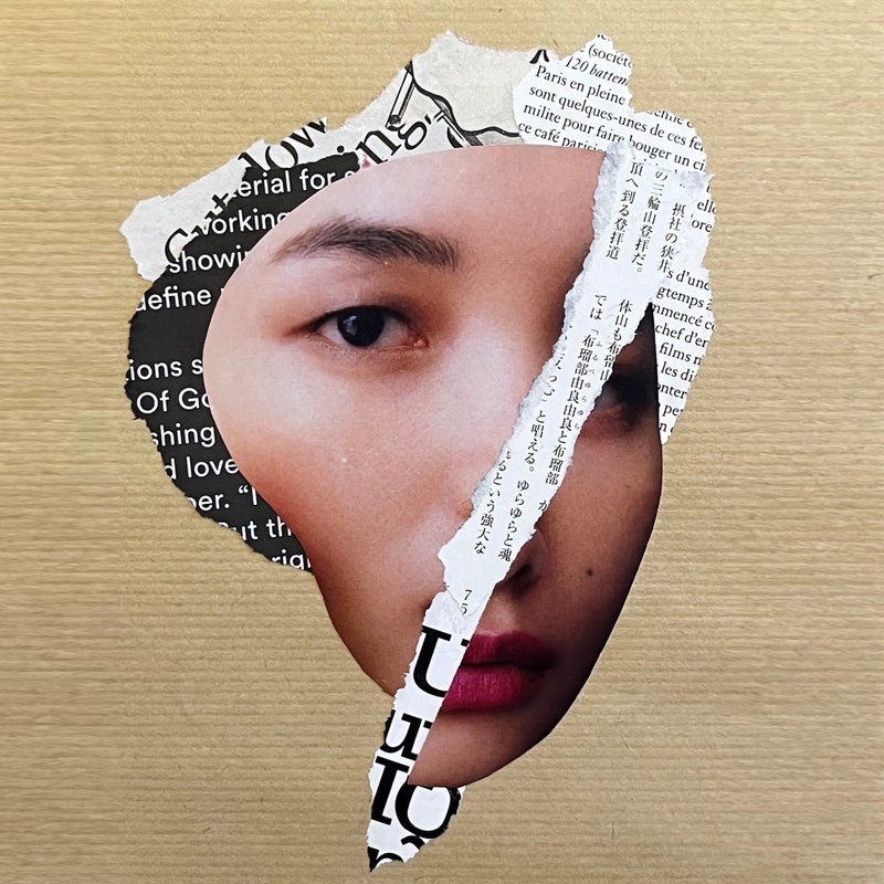 Paper Collage Wall Art - Etsy