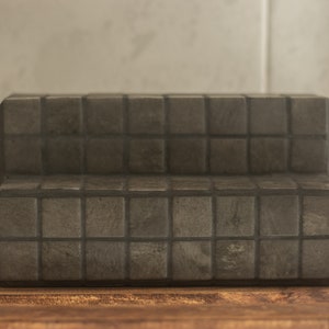 Tiled Organizer Shelf in Black Marble Effect - Etsy