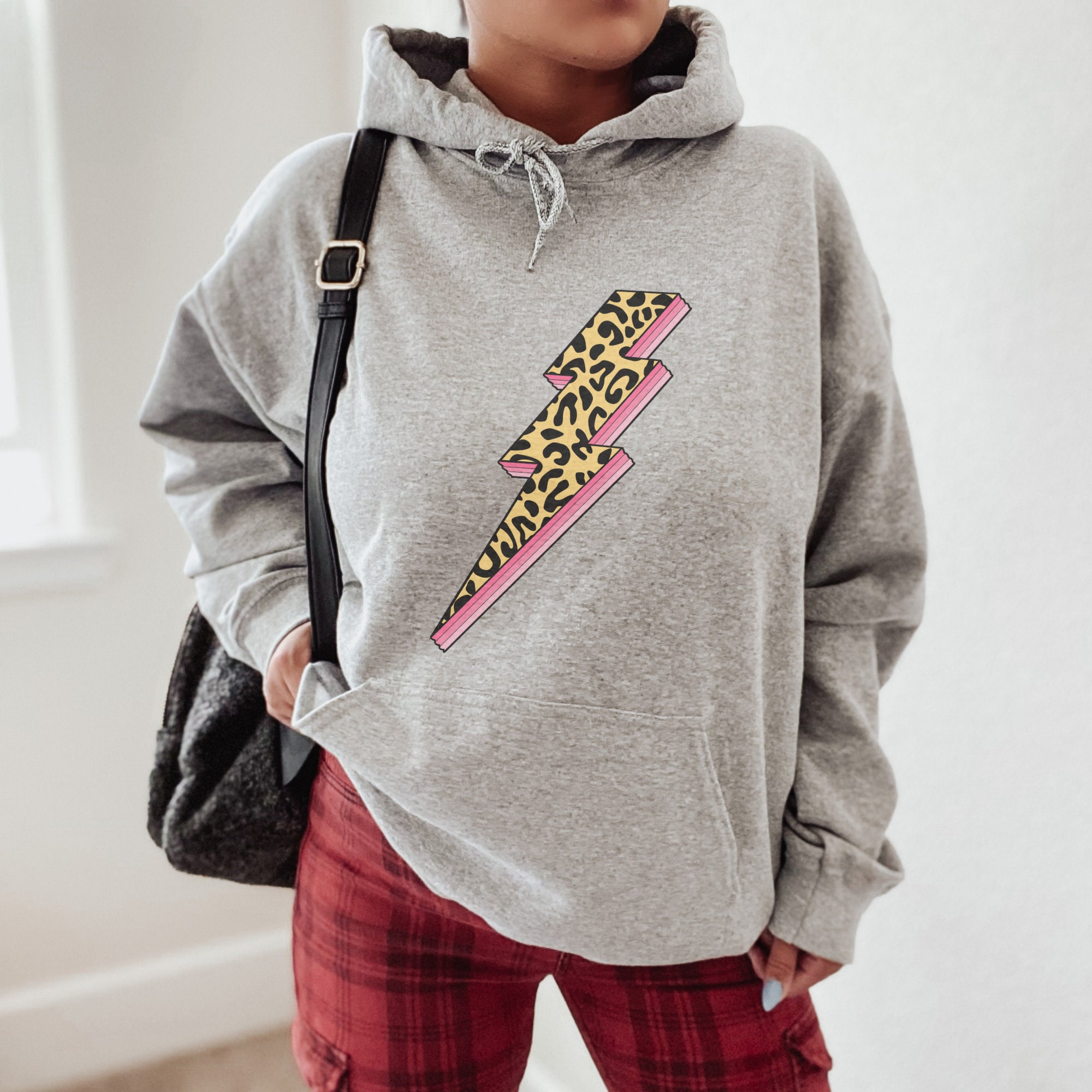 Lightning Bolt Hoodie Y2K Top VSCO Hoodie Preppy Clothes - Etsy