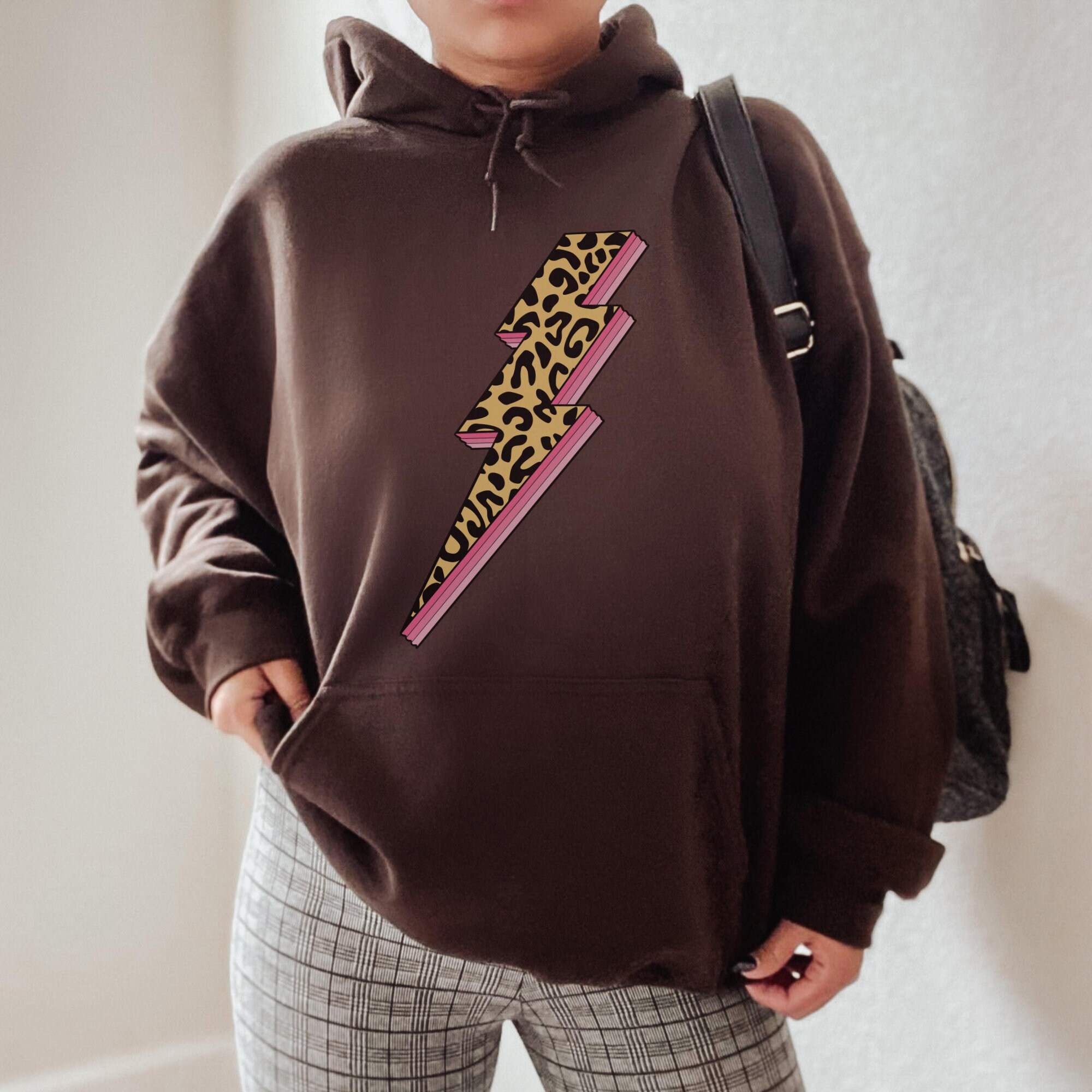 Lightning Bolt Hoodie Y2K Top VSCO Hoodie Preppy Clothes - Etsy