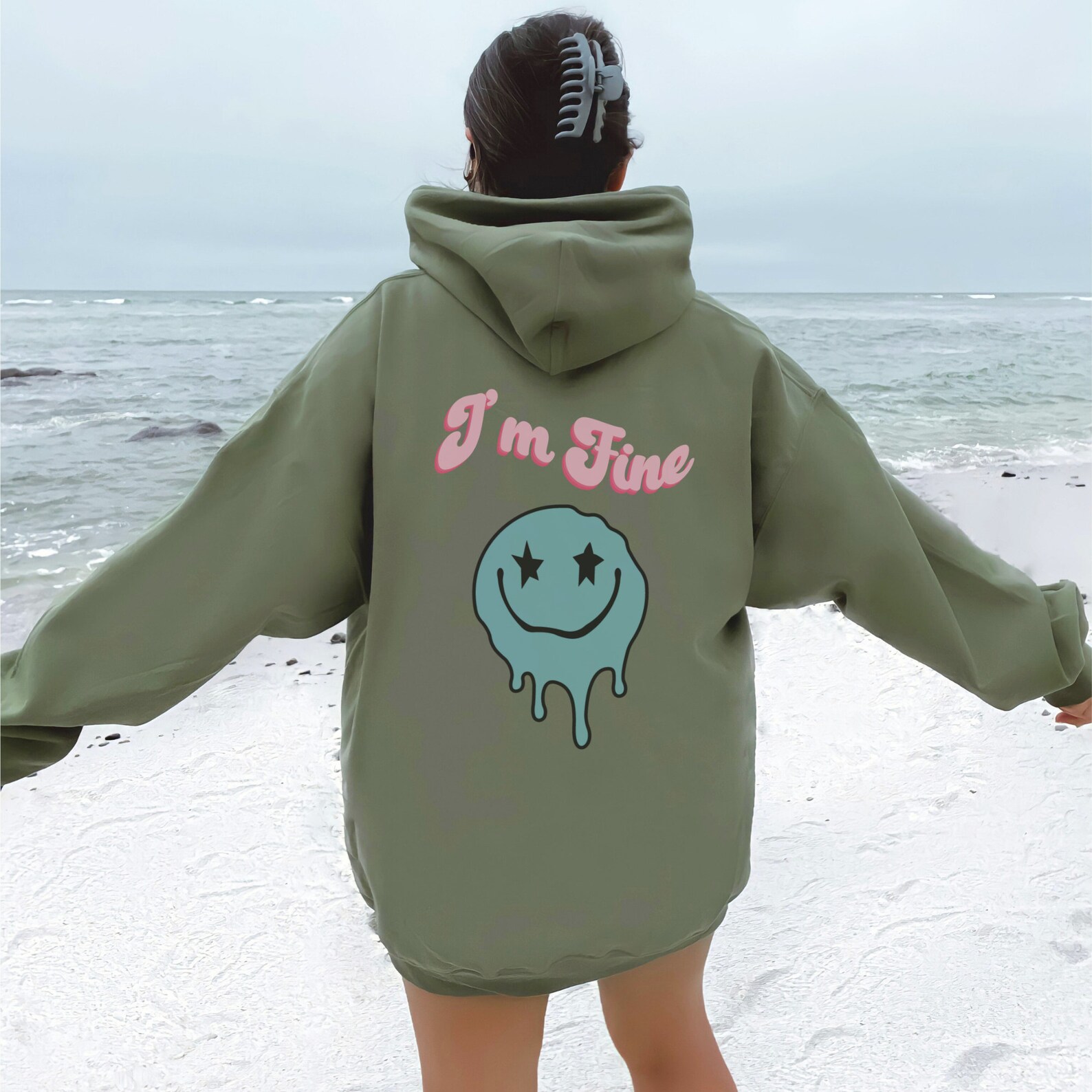 Smiley Face Hoodie Smile Face Hoodie Y2K Top VSCO Hoodie - Etsy