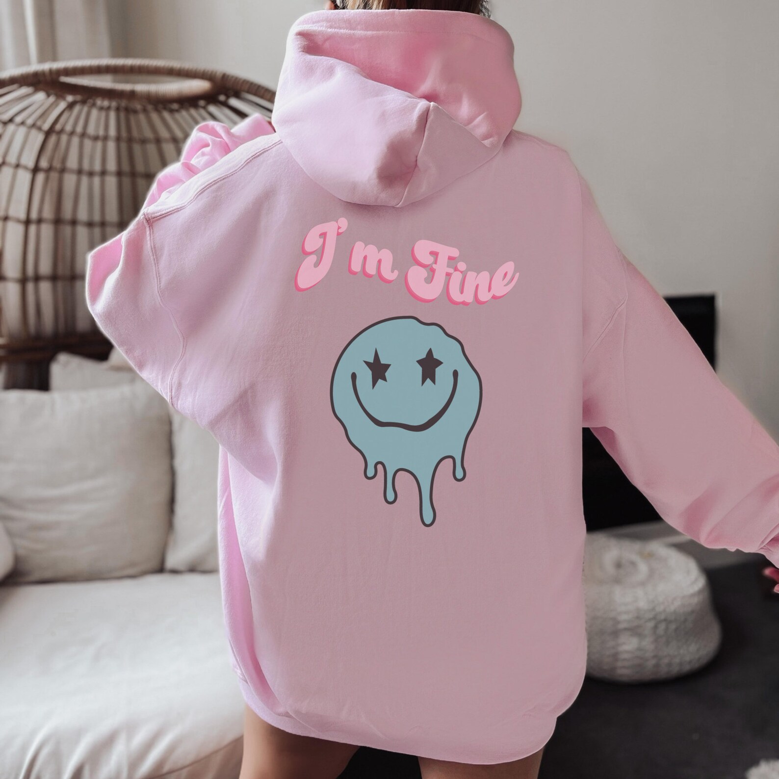 Smiley Face Hoodie Smile Face Hoodie Y2K Top VSCO Hoodie - Etsy