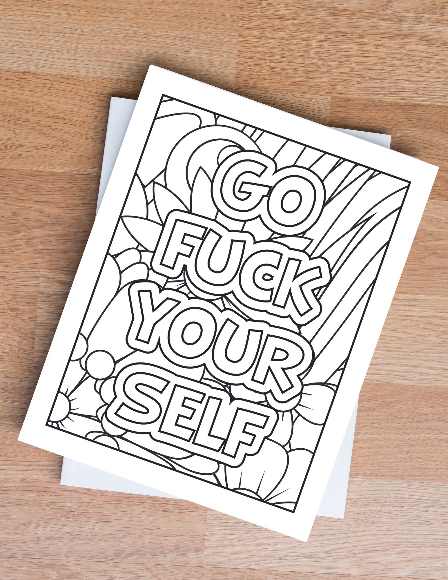 30 Stress Relief Adult Coloring Pages - Etsy