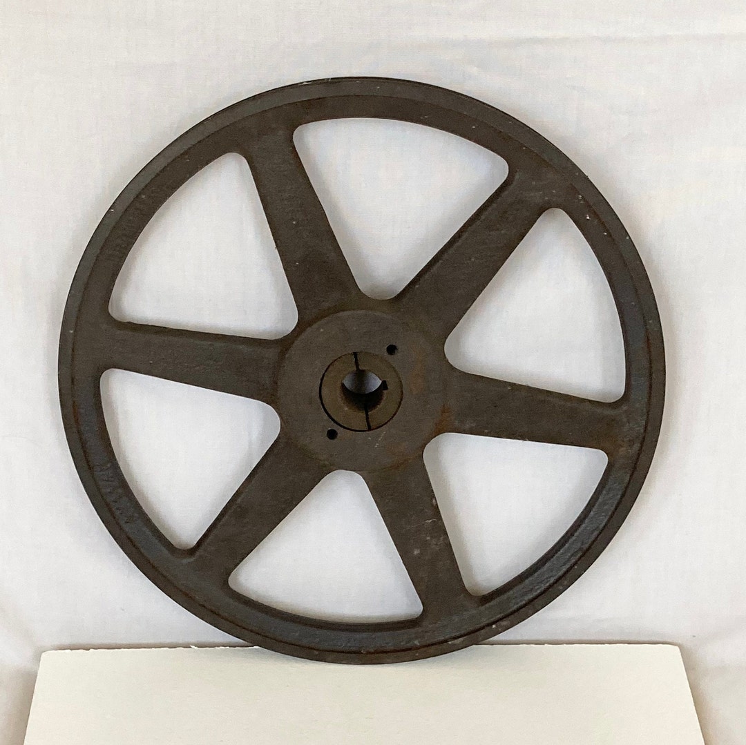 Large Vintage V-belt Pulley Wheel - Etsy