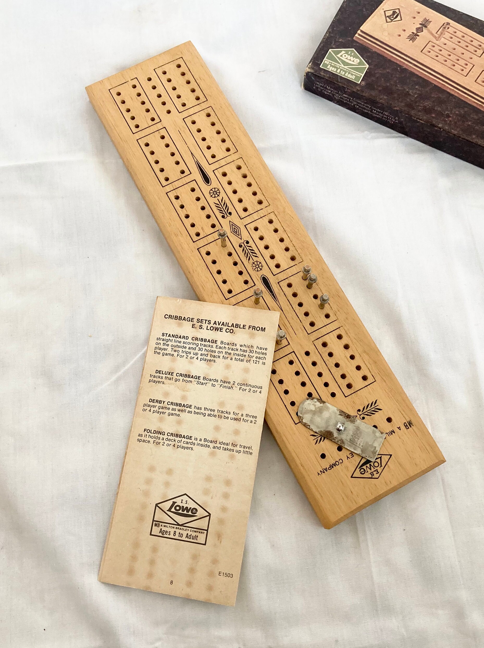 Vintage Cribbage Board - Etsy