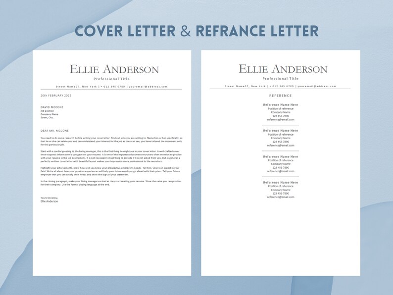 ATS Friendly Resume Template Word, Pages, Google Docs, ATS Resume, ATS ...