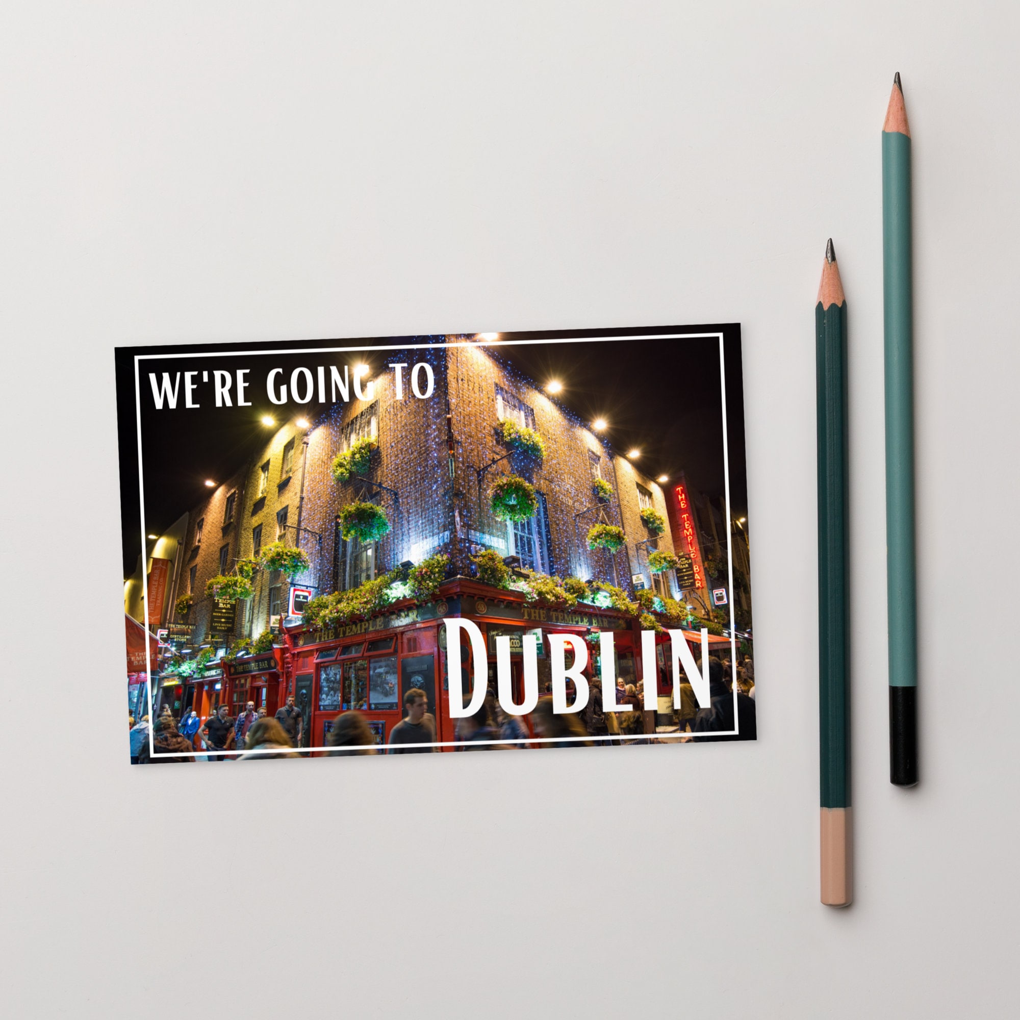 We're Going to Dublin - Surprise Trip Gift Reveal Standard Size ...