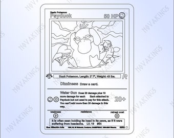 Rayquaza Star Pokemon Card Vector SVG PDF DXF Laser Cutter File - Etsy