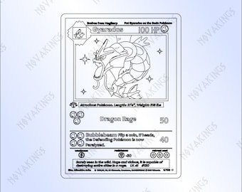 Umbreon V Max Pokemon Card Vector SVG PDF DXF Laser Cutter - Etsy