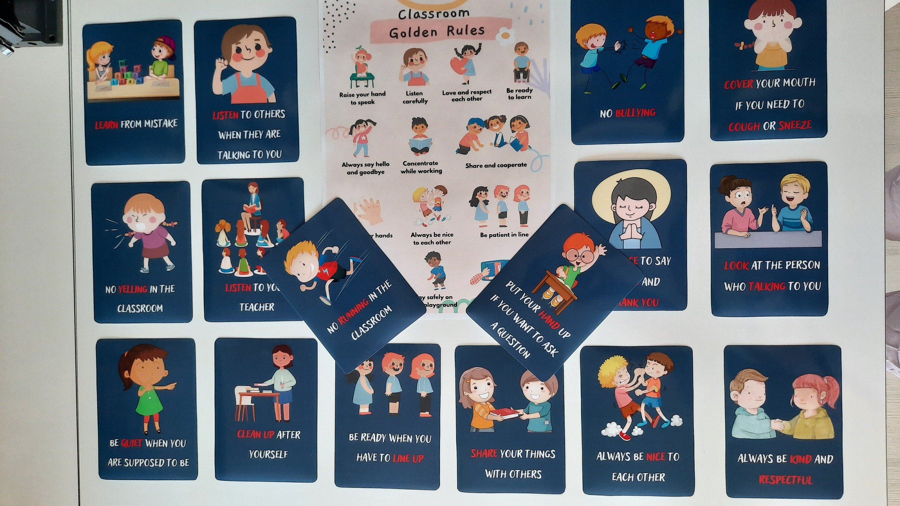 Classroom Rules Posters, Class Expectations, Bulletin Board ...