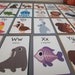 Animal Alphabet Animal A-Z Alphabet Cards Animal A-Z Gift - Etsy