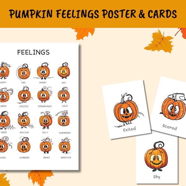 Emotions Chart - Etsy