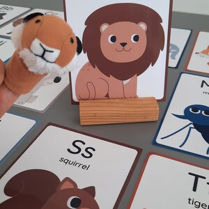 Animal Alphabet Animal A-Z Alphabet Cards Animal A-Z Gift - Etsy