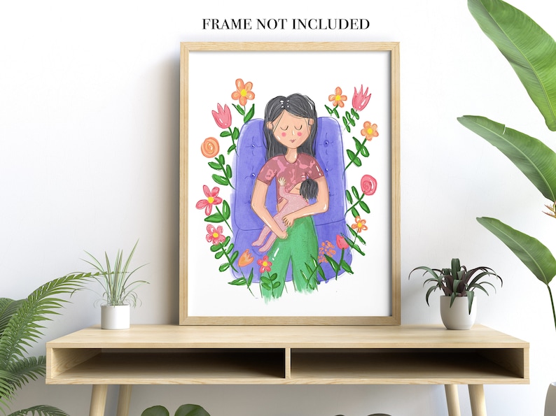 Breastfeeding Art, Breastfeeding Poster, New Mom Gift, Normalize ...