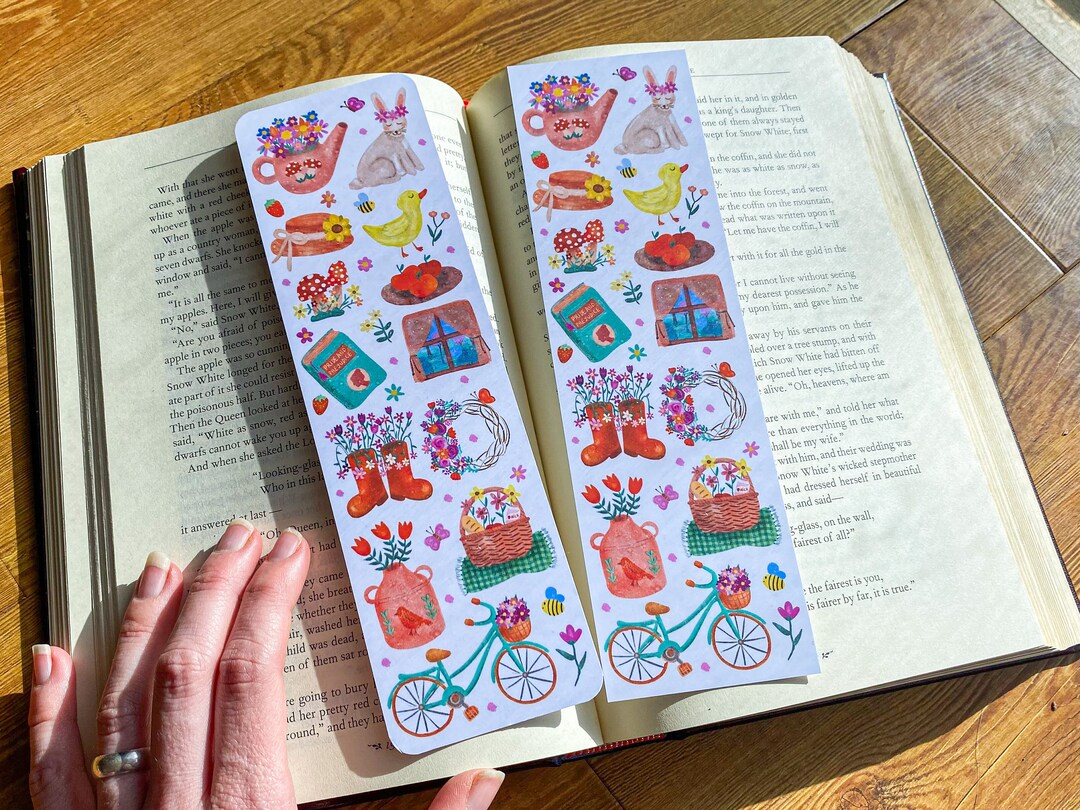 Spring Bookmark, Classic Bookmark, Cute Bookmark, Cottagecore Bookmark ...