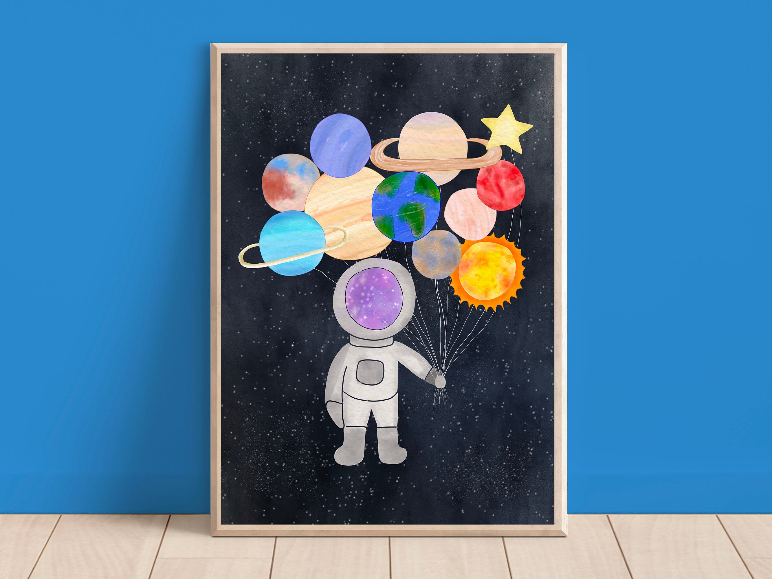 Astronaut Art For Kids