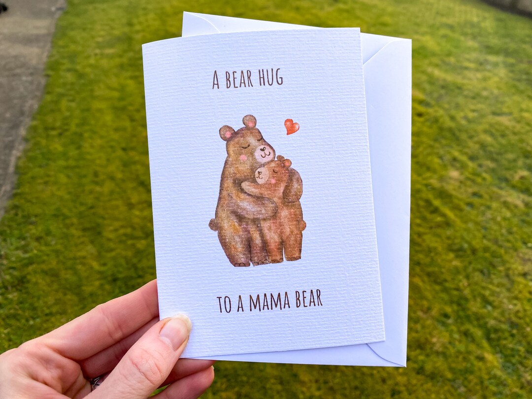 Mama Bear Card, Mothers Day Card, Funny Mothers Day, Cards for Mom ...