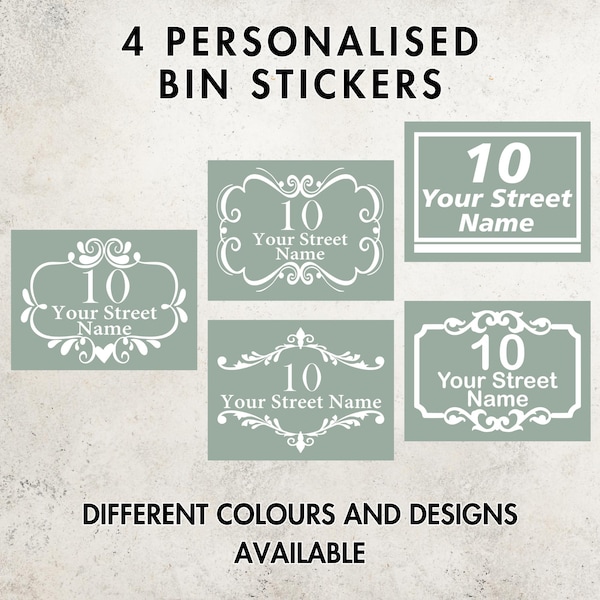 Bin Stickers - Etsy UK