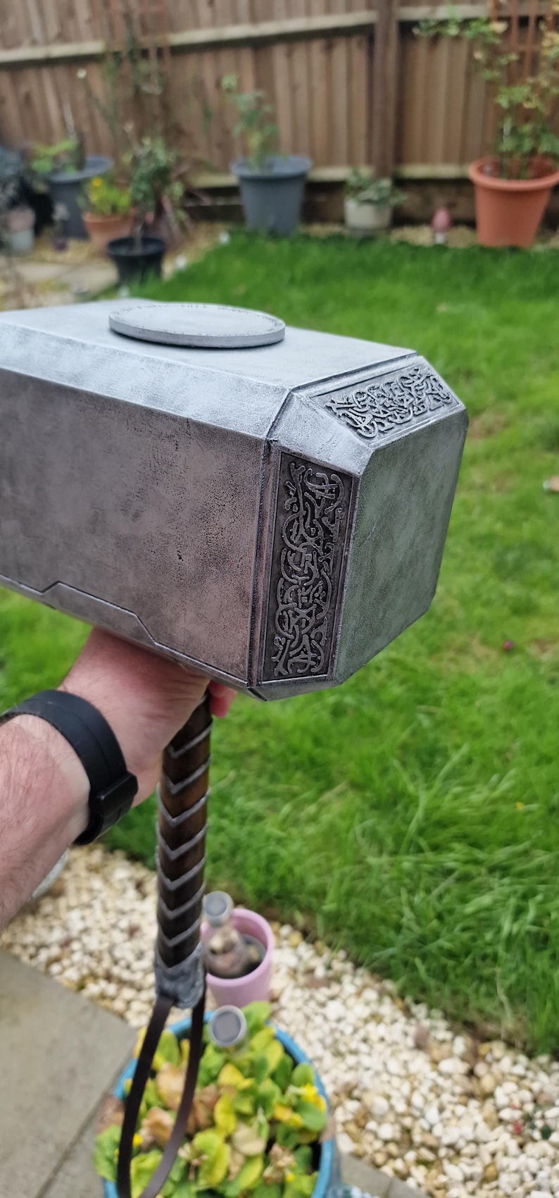 Life Size Thor Hammer, Mjolnir With Stand, 3D Printed in the Uk - Etsy