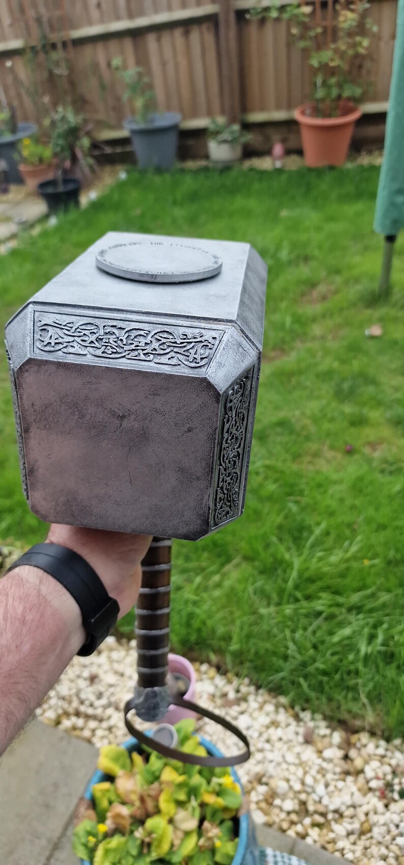 Life Size Thor Hammer, Mjolnir With Stand, 3D Printed in the Uk - Etsy