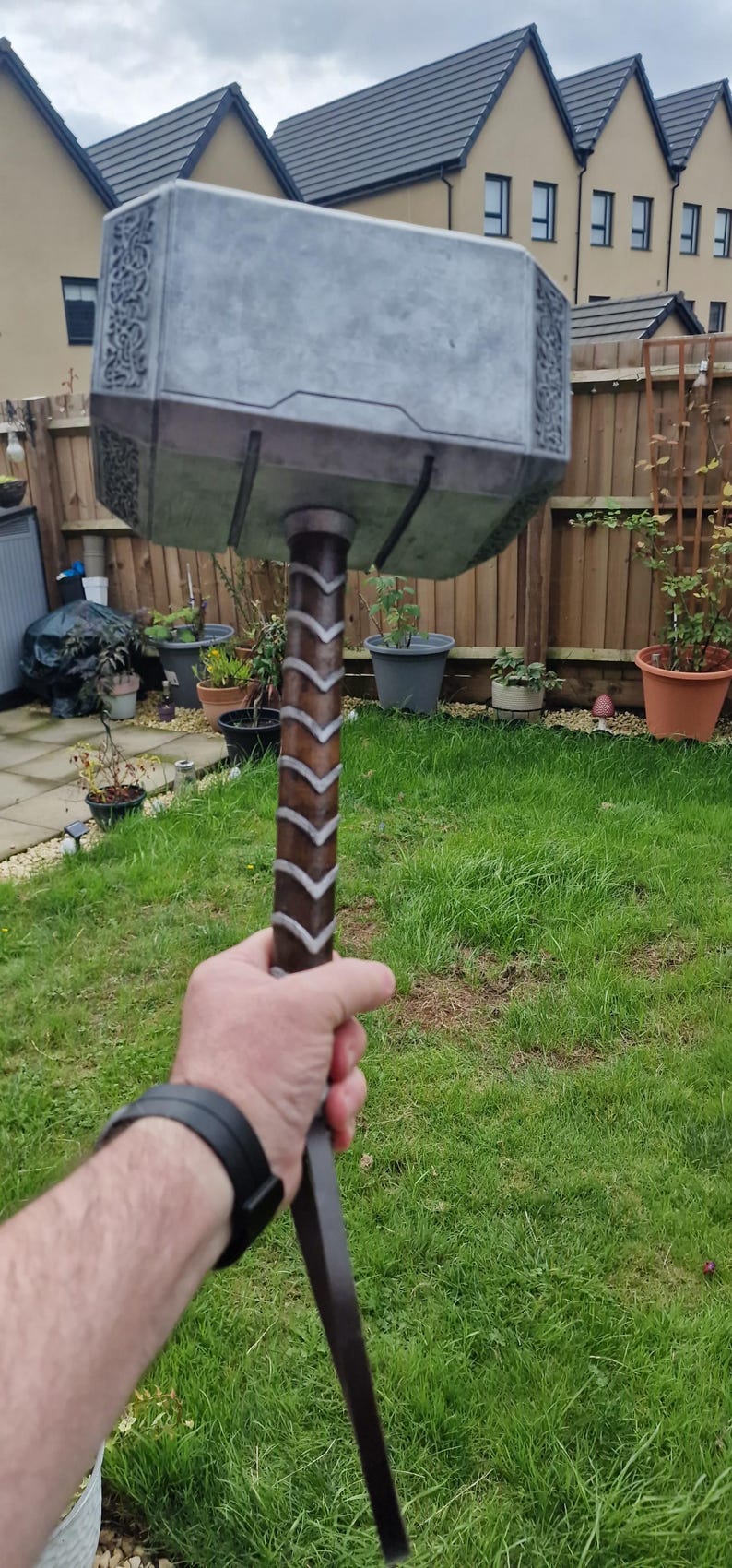 Life Size Thor Hammer, Mjolnir With Stand, 3D Printed in the Uk - Etsy