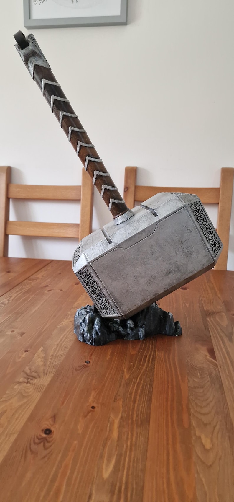 Life Size Thor Hammer, Mjolnir With Stand, 3D Printed in the Uk - Etsy