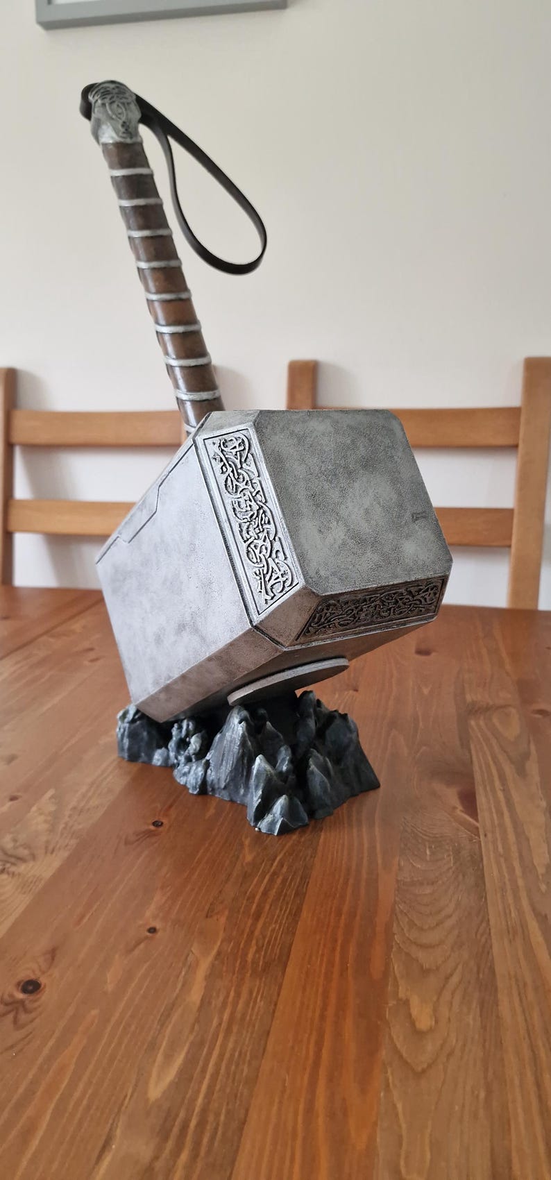 Life Size Thor Hammer, Mjolnir With Stand, 3D Printed in the Uk - Etsy