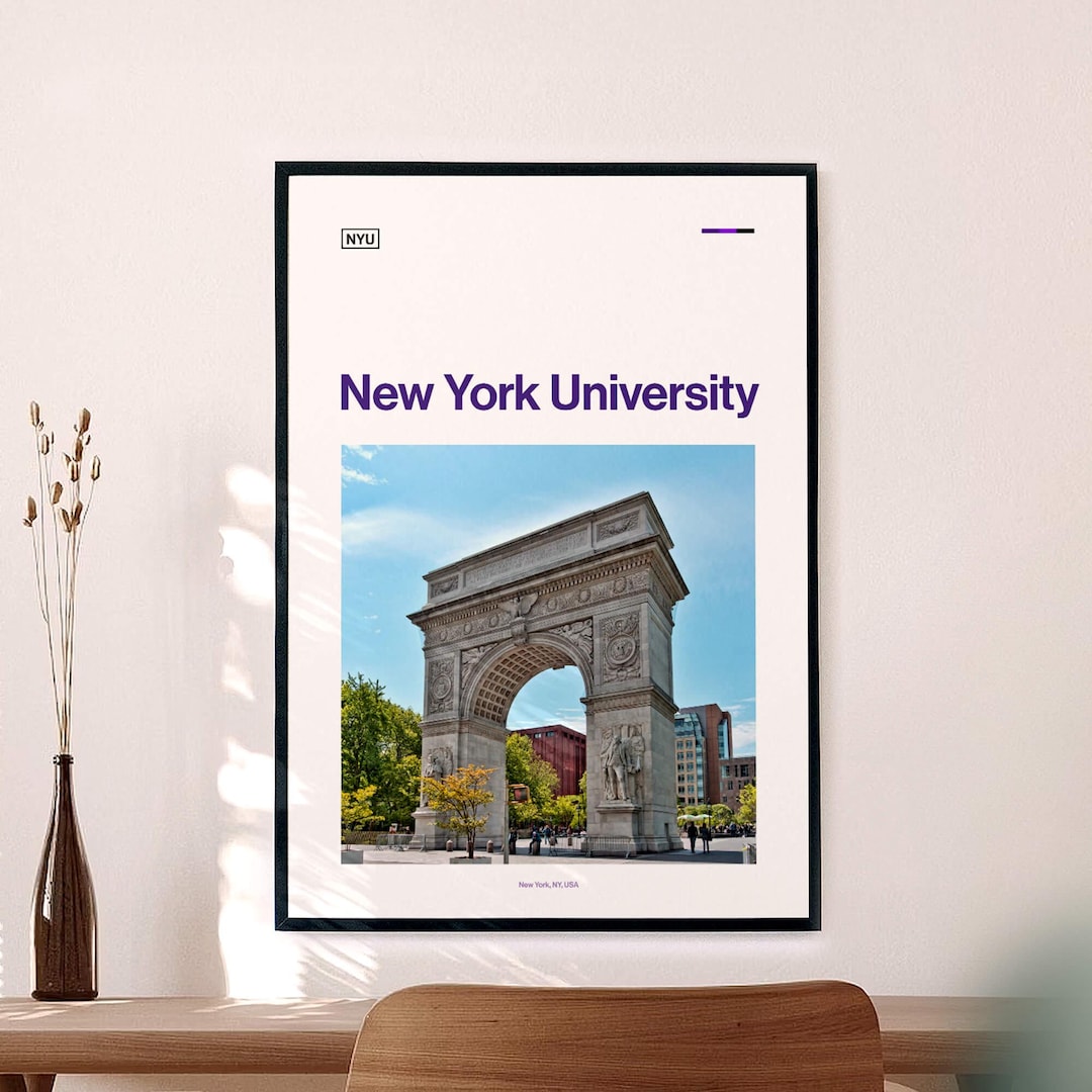 NYU Wall Art: Washington Square Arch Print - New York University ...
