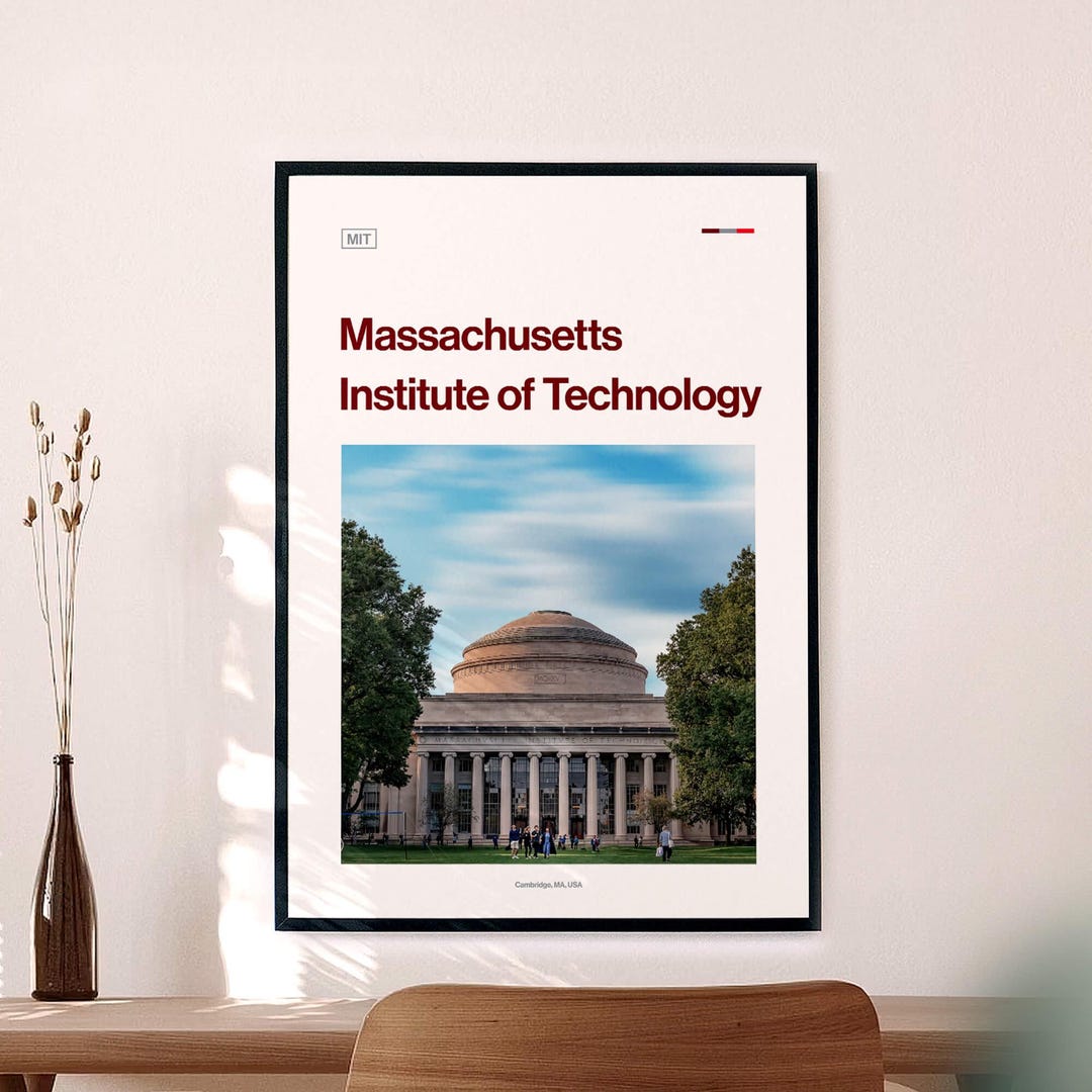 MIT Dome Art Print – Minimalist Campus Landmark (digital Download) - Etsy