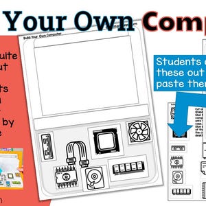 Paper Computer STEM Activity | Printable Laptop Craft (PDF Download) - Etsy