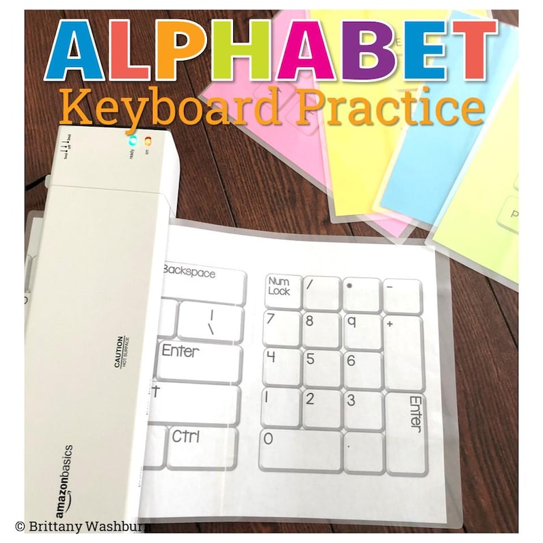 Alphabet Keyboard Practice: Tech Literacy Center (PDF Download) - Etsy