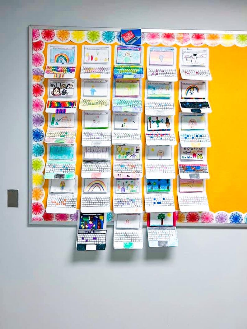 Paper Computer STEM Activity | Printable Laptop Craft (PDF Download) - Etsy