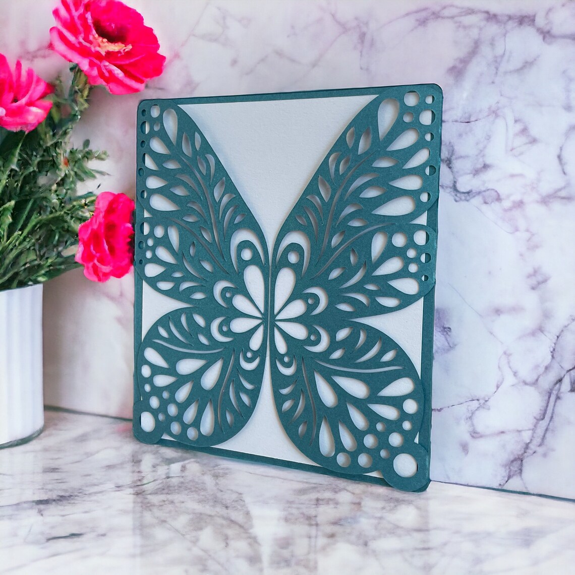 SVG. Birthday Card Svg. Butterfly Card Svg. Butterfly Svg. Cricut ...