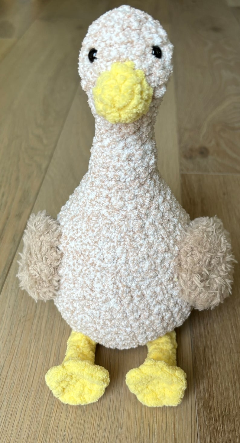 Gary the Goose Huggable Silly Duck Digital Crochet Pattern - Etsy