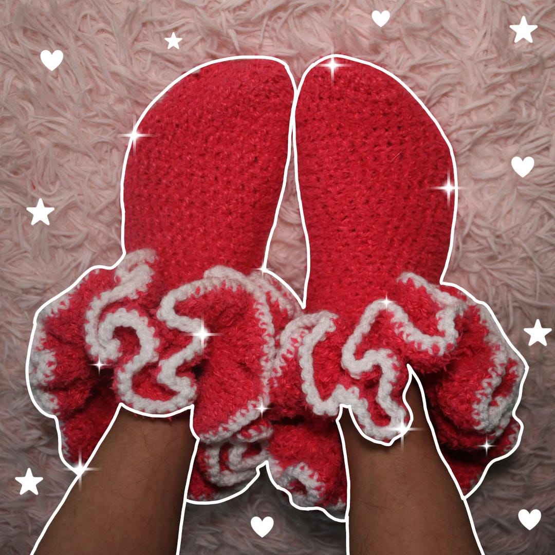 Crochet Ruffle Socks - Etsy