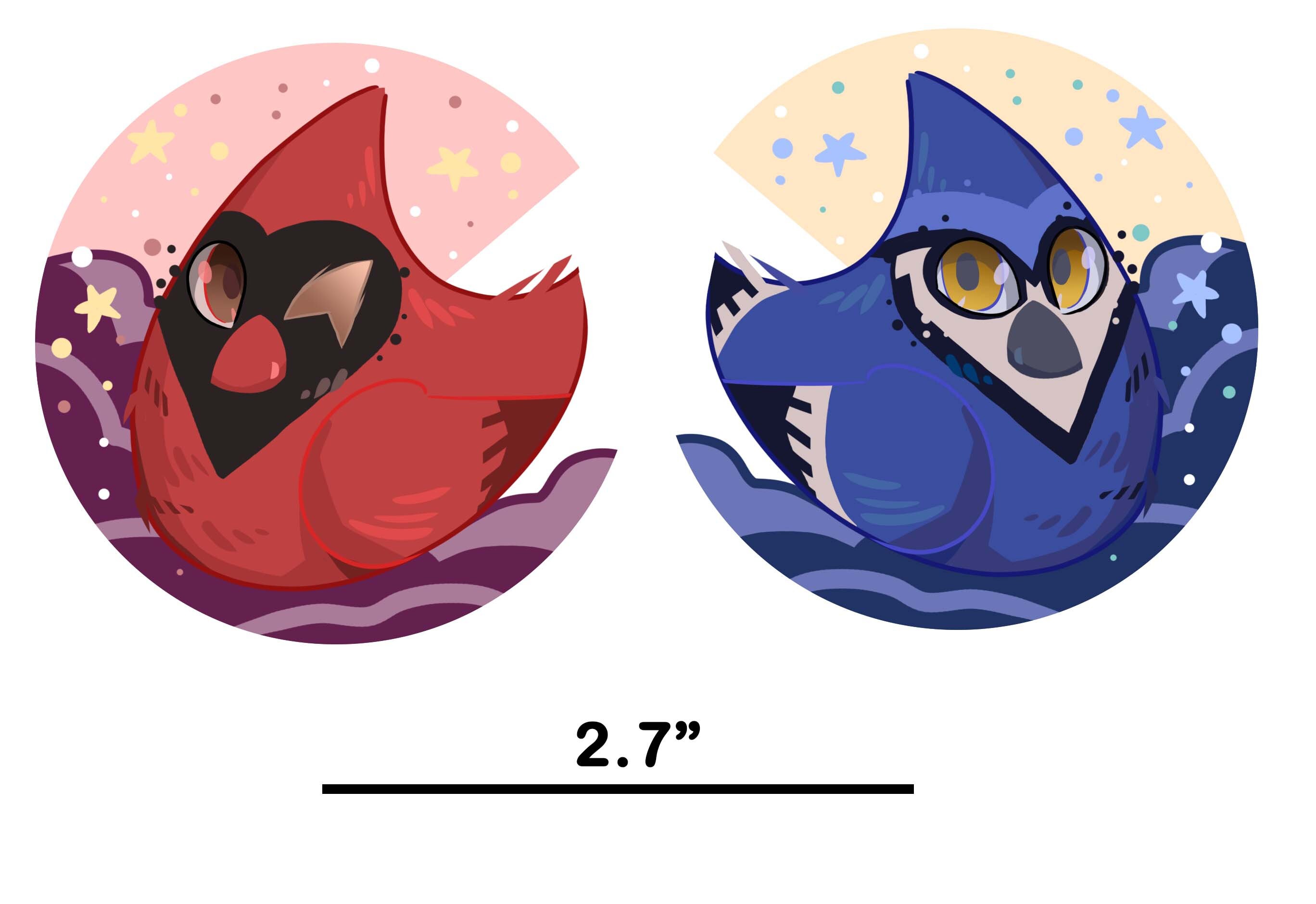The Owl House Flapjack and Waffles Glossy Vinyl Stickers - Etsy