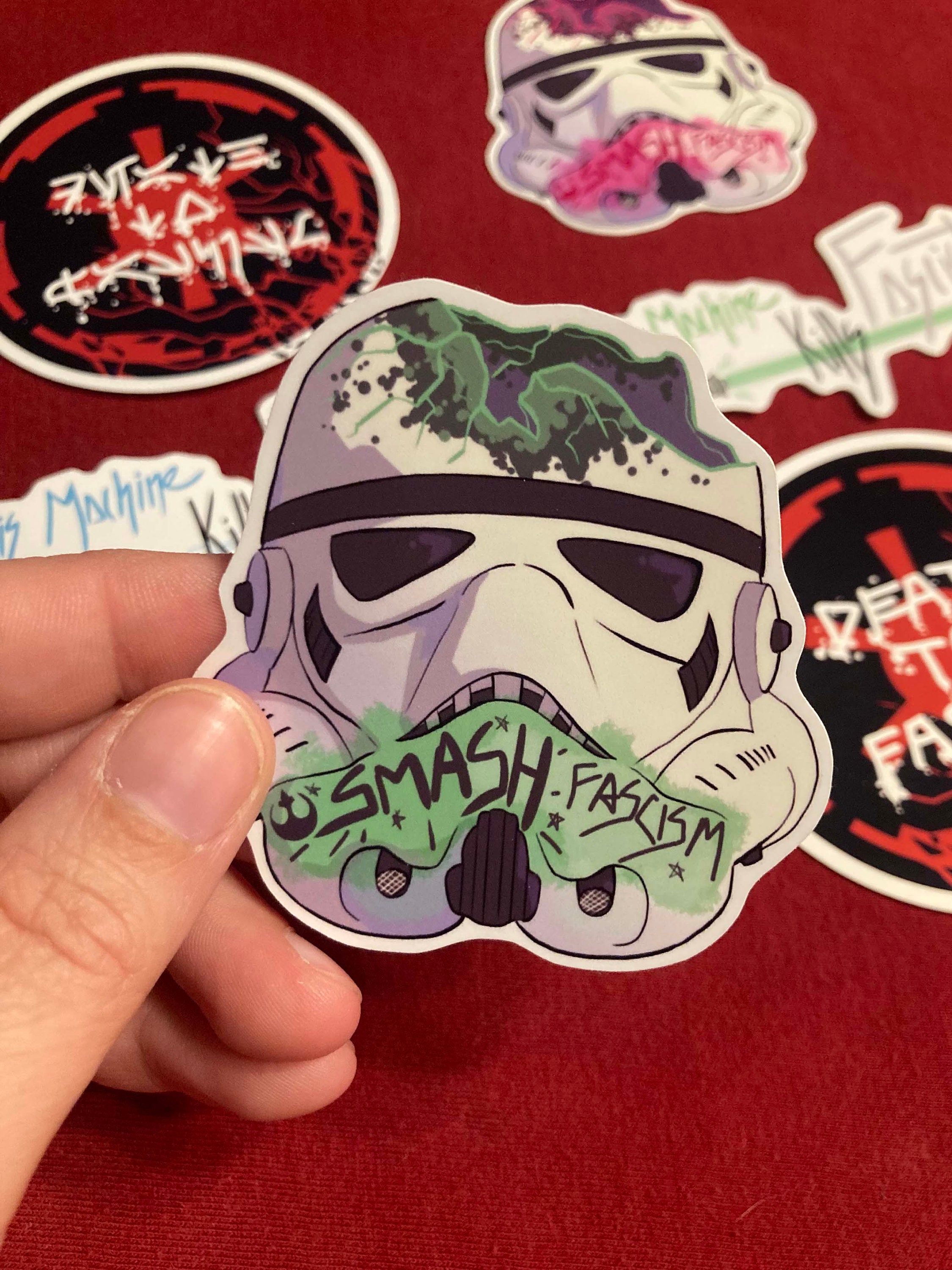 Star Wars Anti-fascist Glossy Vinyl Stickers - Etsy