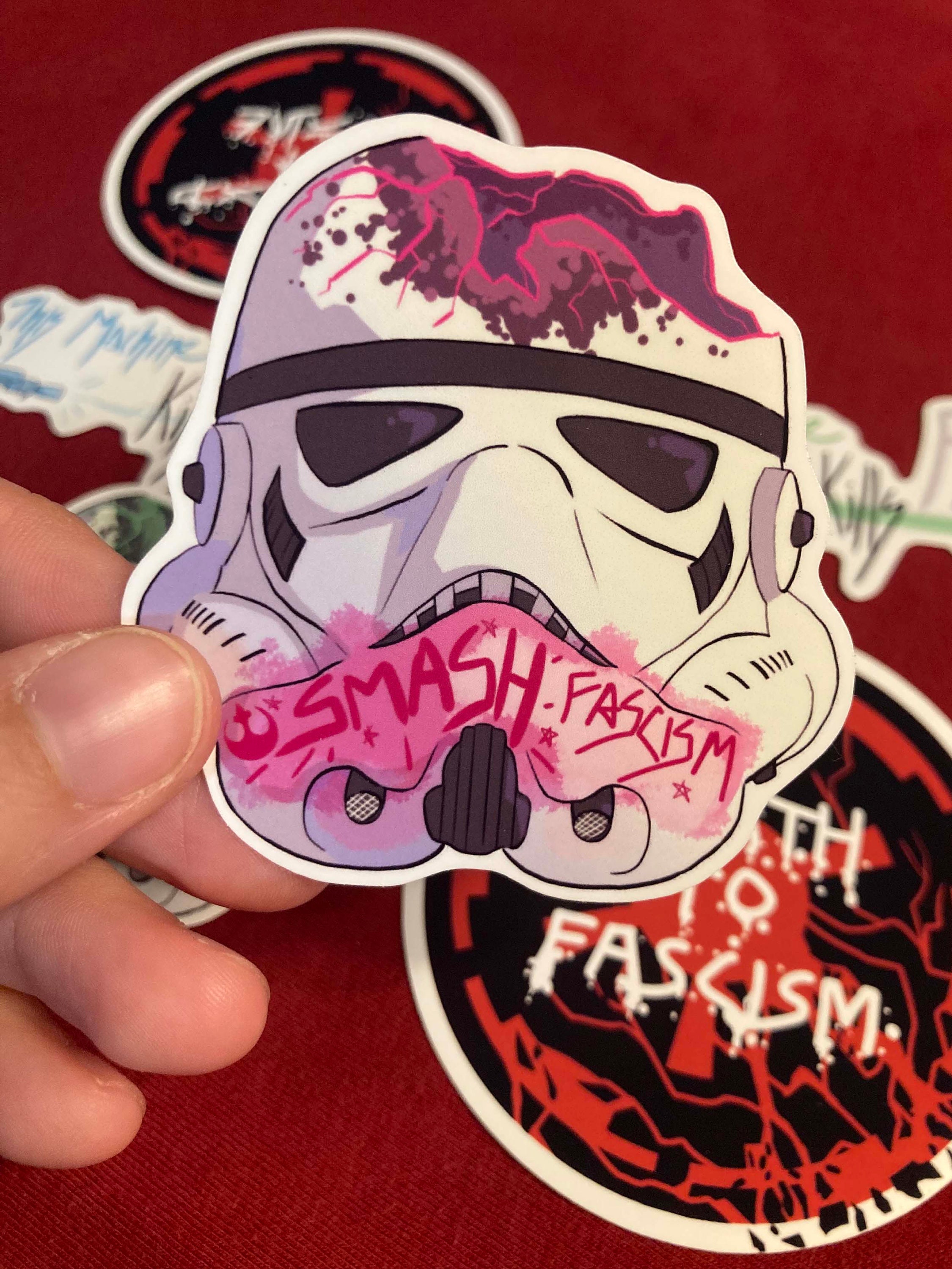 Star Wars Anti-fascist Glossy Vinyl Stickers - Etsy