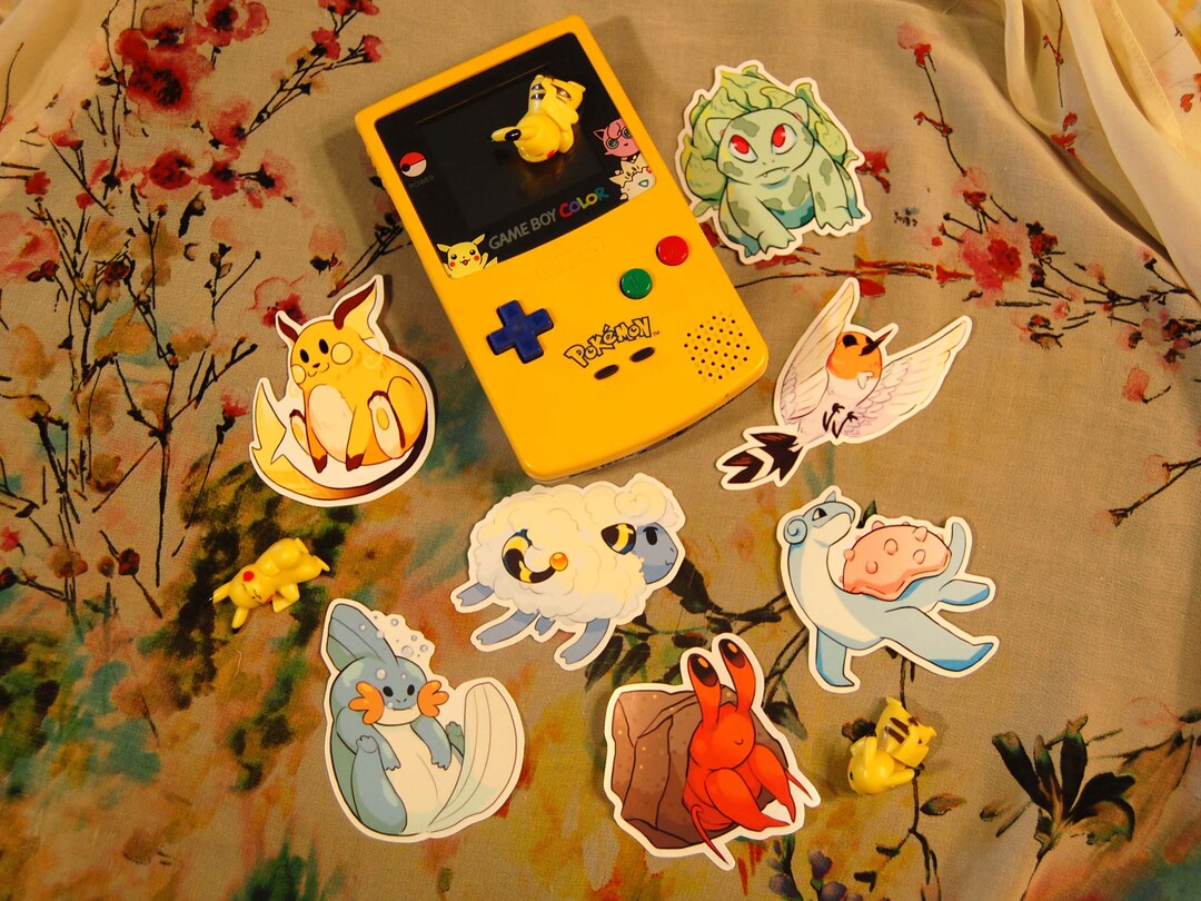 Pokemon Glossy Vinyl Stickers - Etsy
