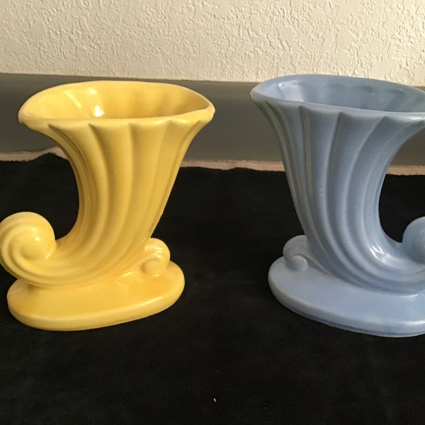 Cornucopia Vase - Etsy