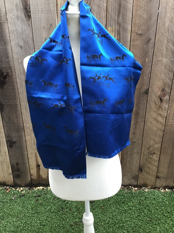 Vintage equestrian scarf - Gem
