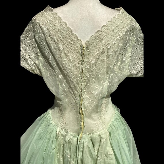 1950s Sheer Full Skirted Gown - Gem
