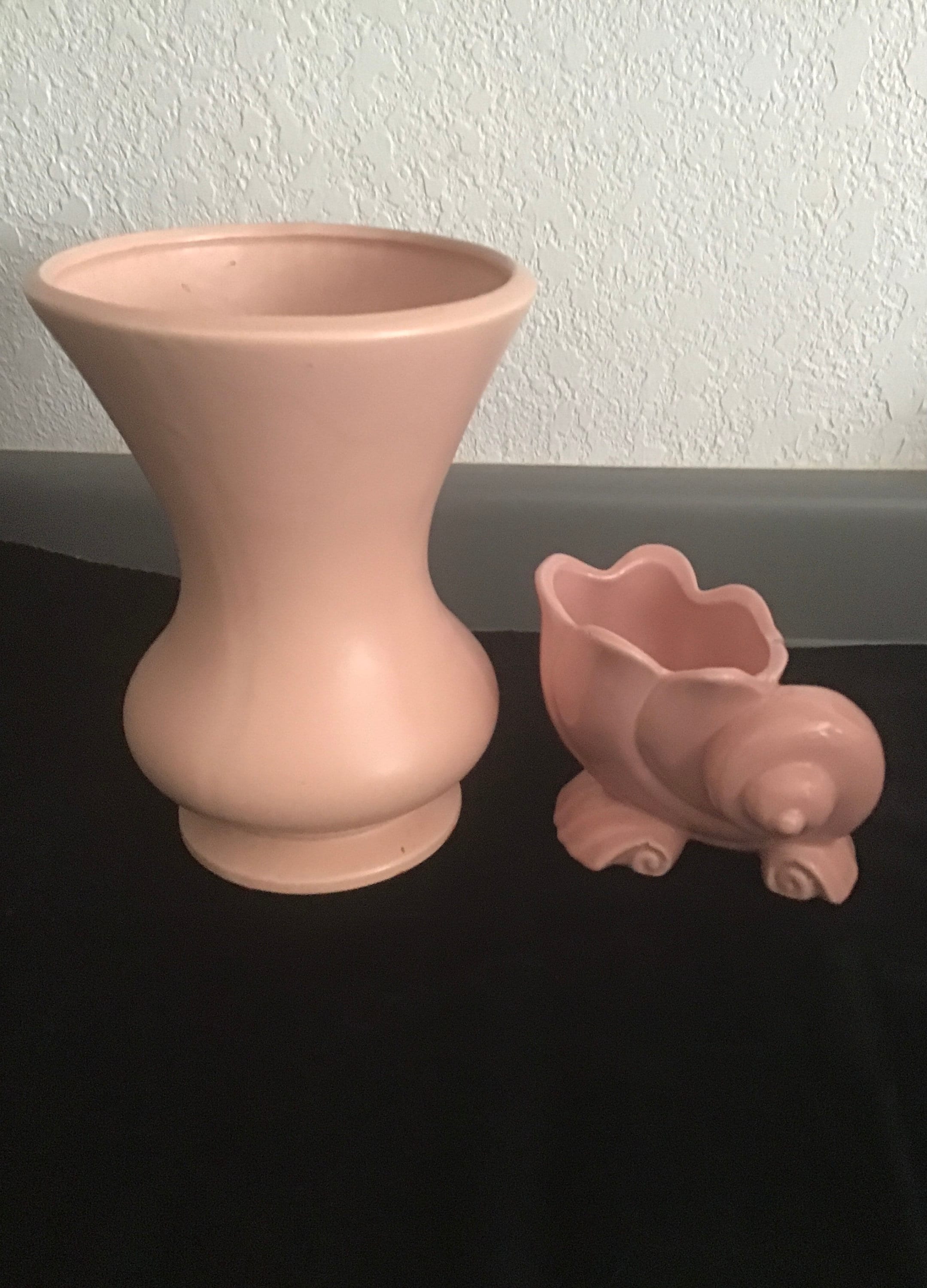 Large Vintage Mccoy Matte Flower Vase - Etsy