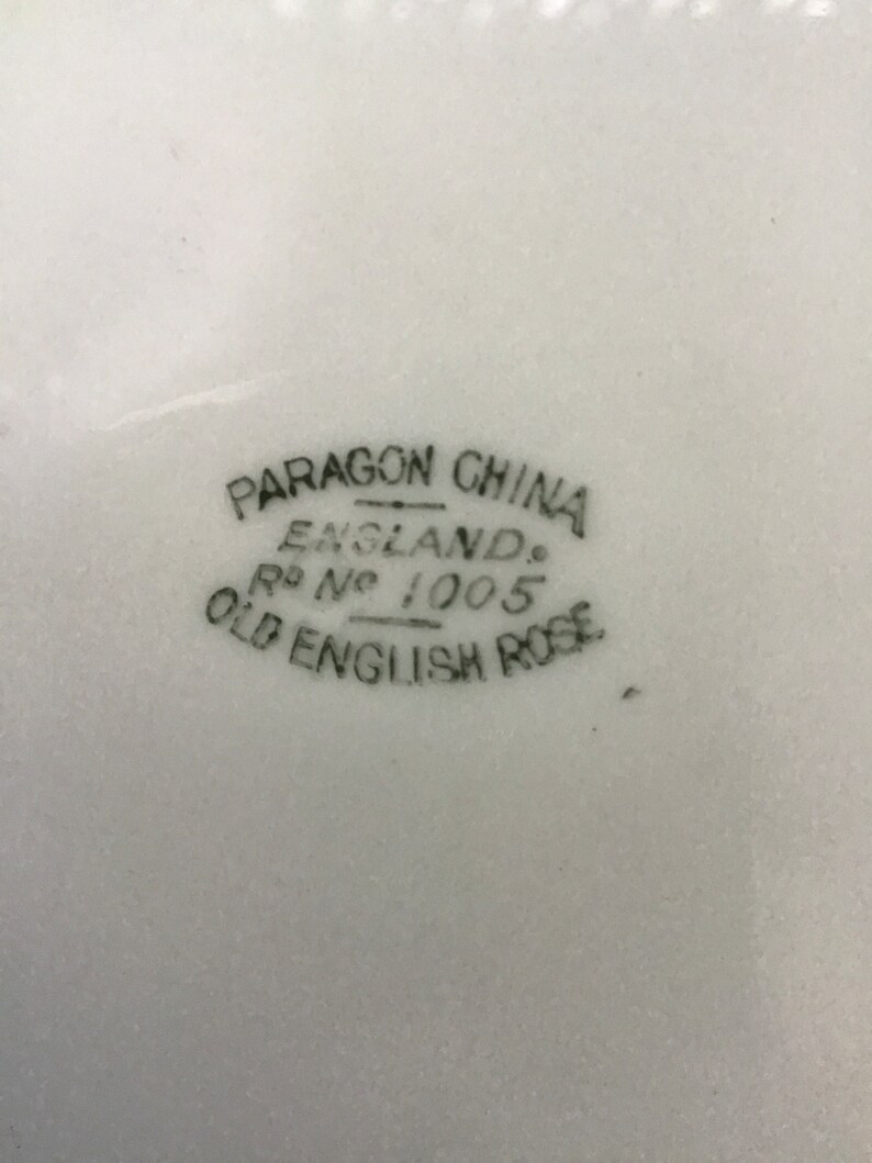Pair of Antique Paragon Dinner Plates - Etsy